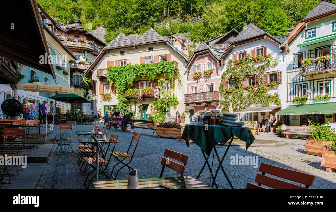 Hallstatt Austria 25 August 2024, Discover Hallstatt, a charming ...