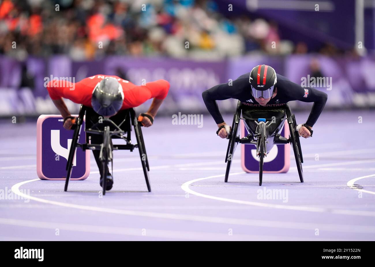 Great Britain's Nathan Maguire competing in the Men's 800m T54 Round 1 ...