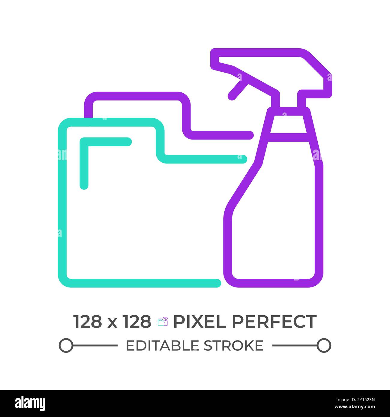 Clean folder logo hi-res stock photography and images - Alamy