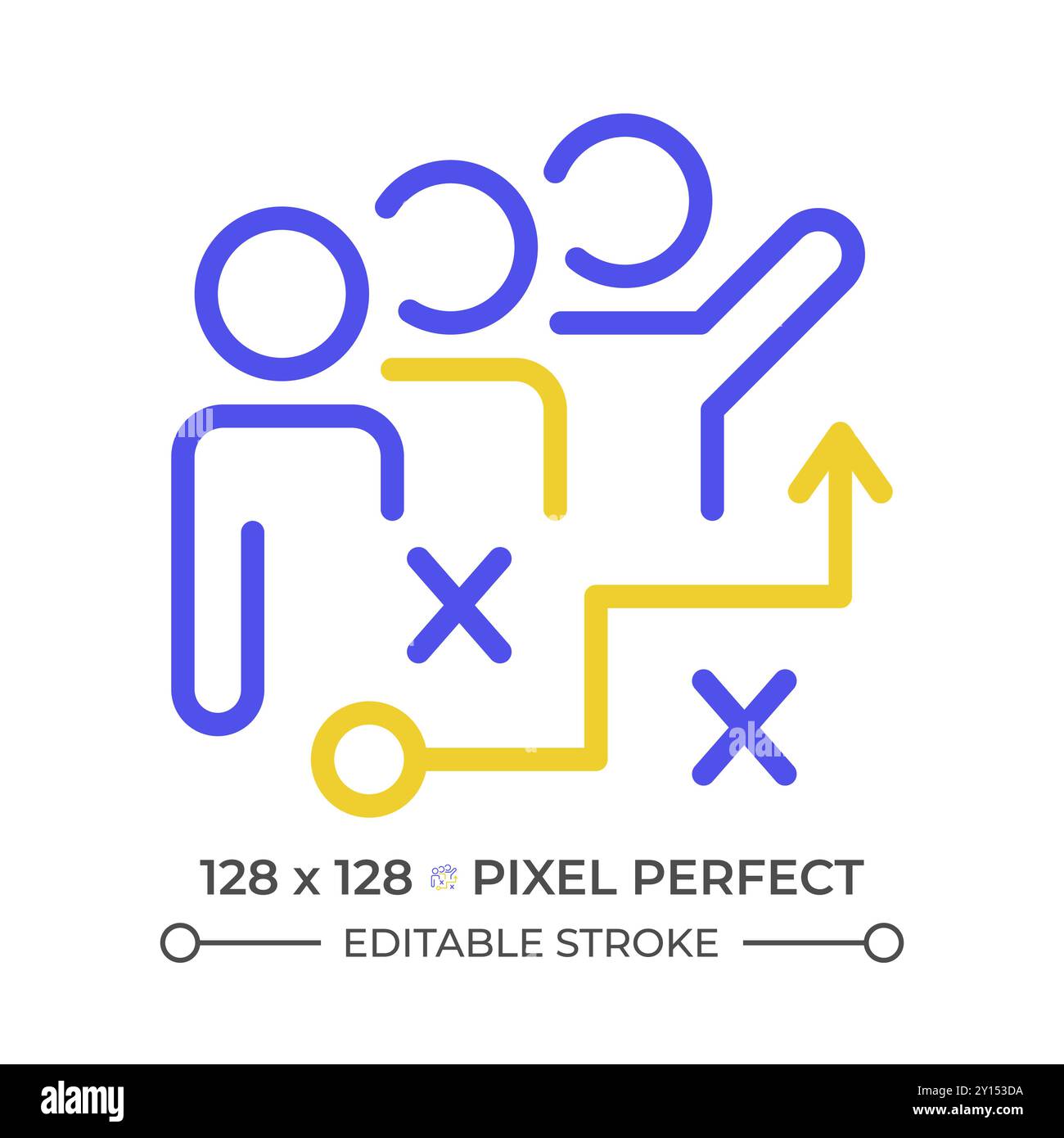 Common strategy two color line icon Stock Vector Image & Art - Alamy