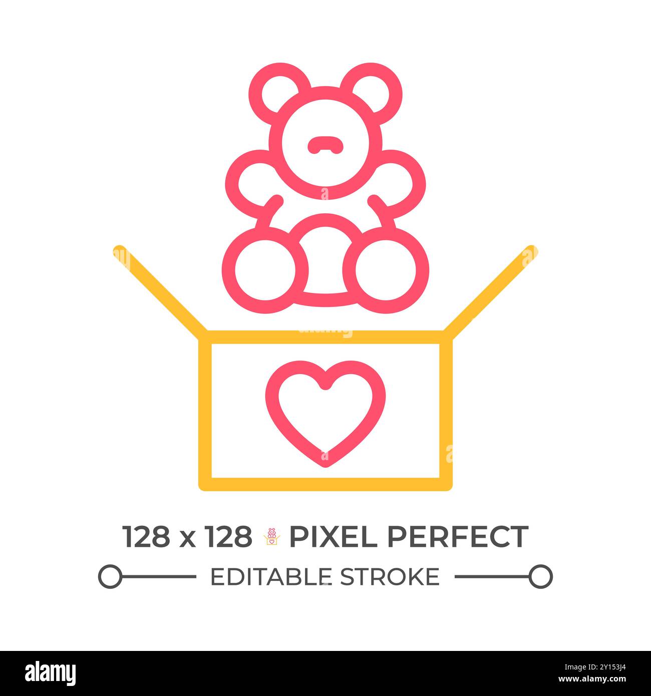 Kids toys linear icon Stock Vector Images - Alamy