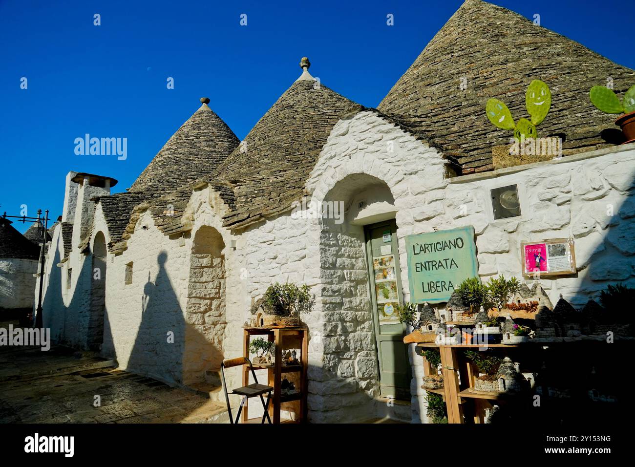 village and historic center of Alberobello, Bari. Puglia, Italy Stock ...