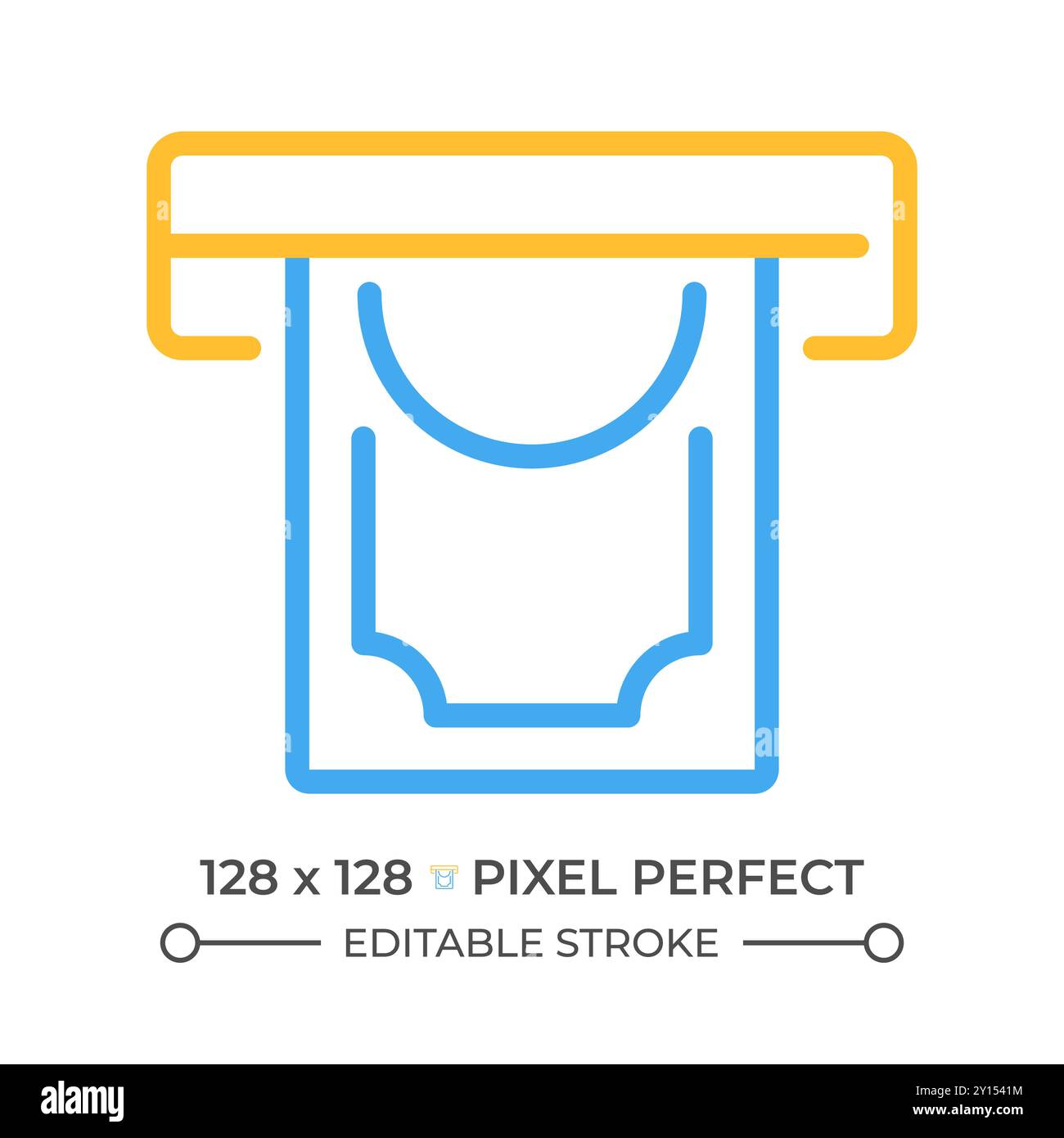 Money withdrawal two color line icon Stock Vector Image & Art - Alamy