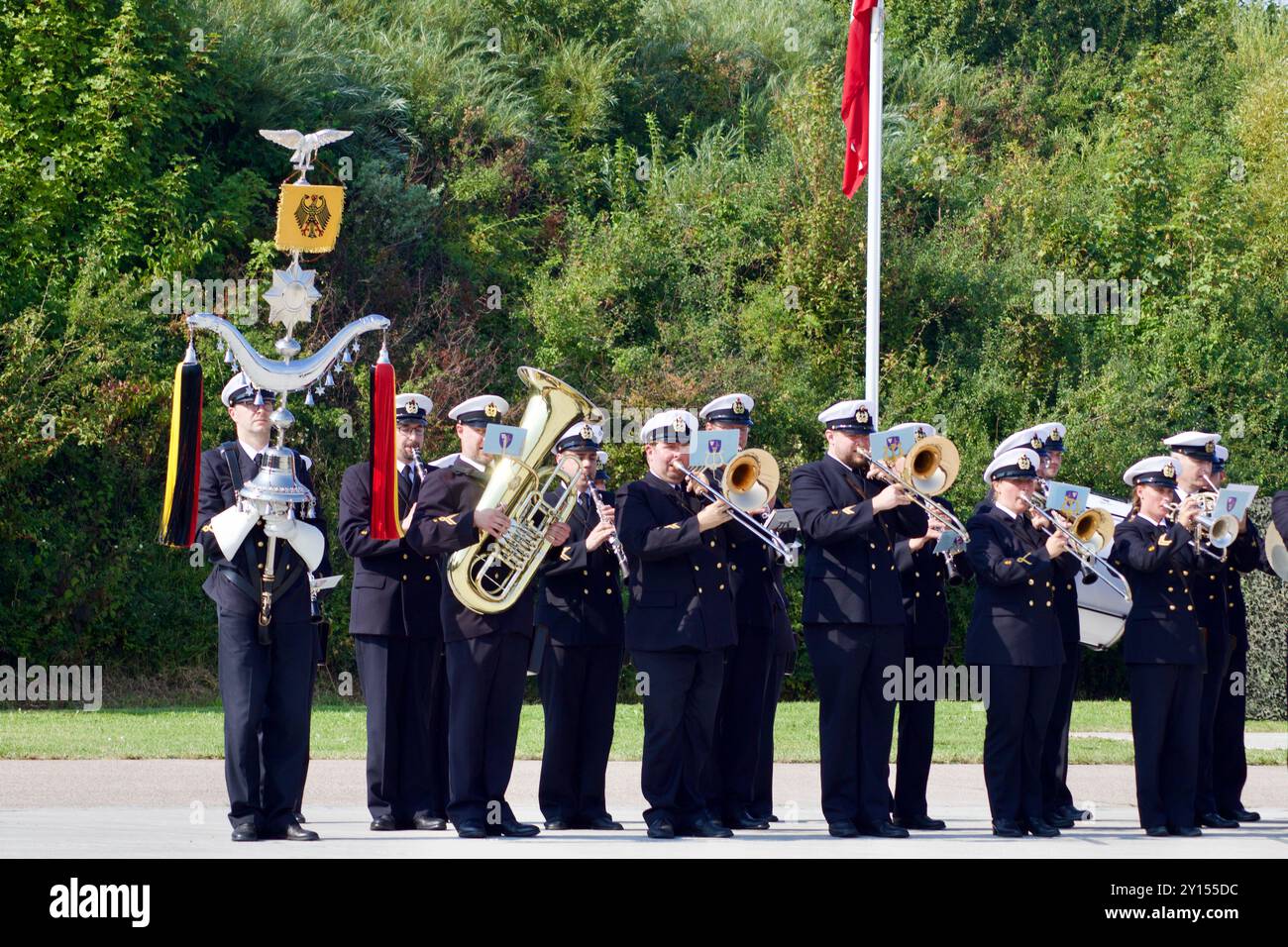 KIEL, GERMANY, SEPTEMBER 4, 2024: Olaf Scholz and Boris Pistorius ...