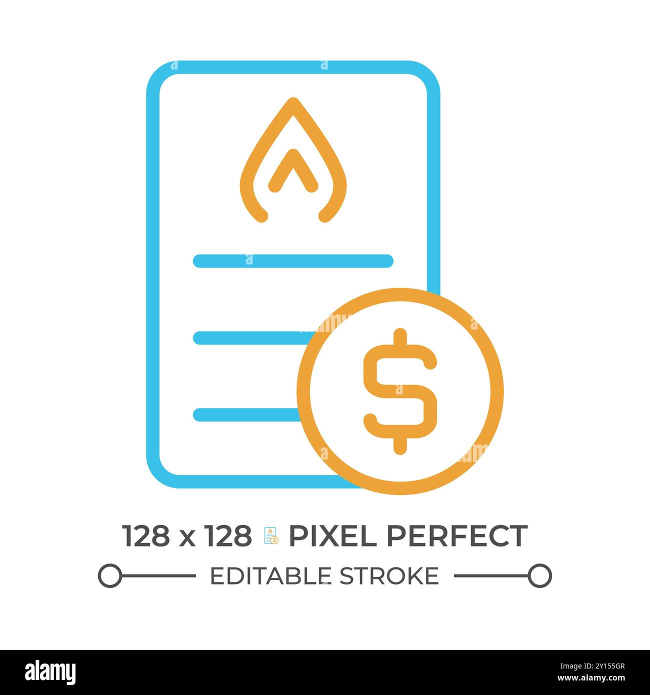Utility bill gas Cut Out Stock Images & Pictures - Alamy