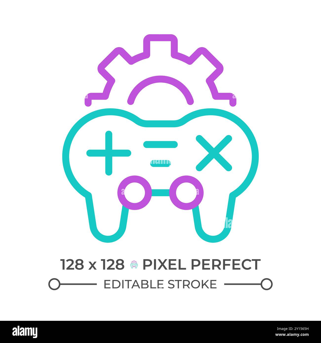 Colorful game gear Cut Out Stock Images & Pictures - Alamy