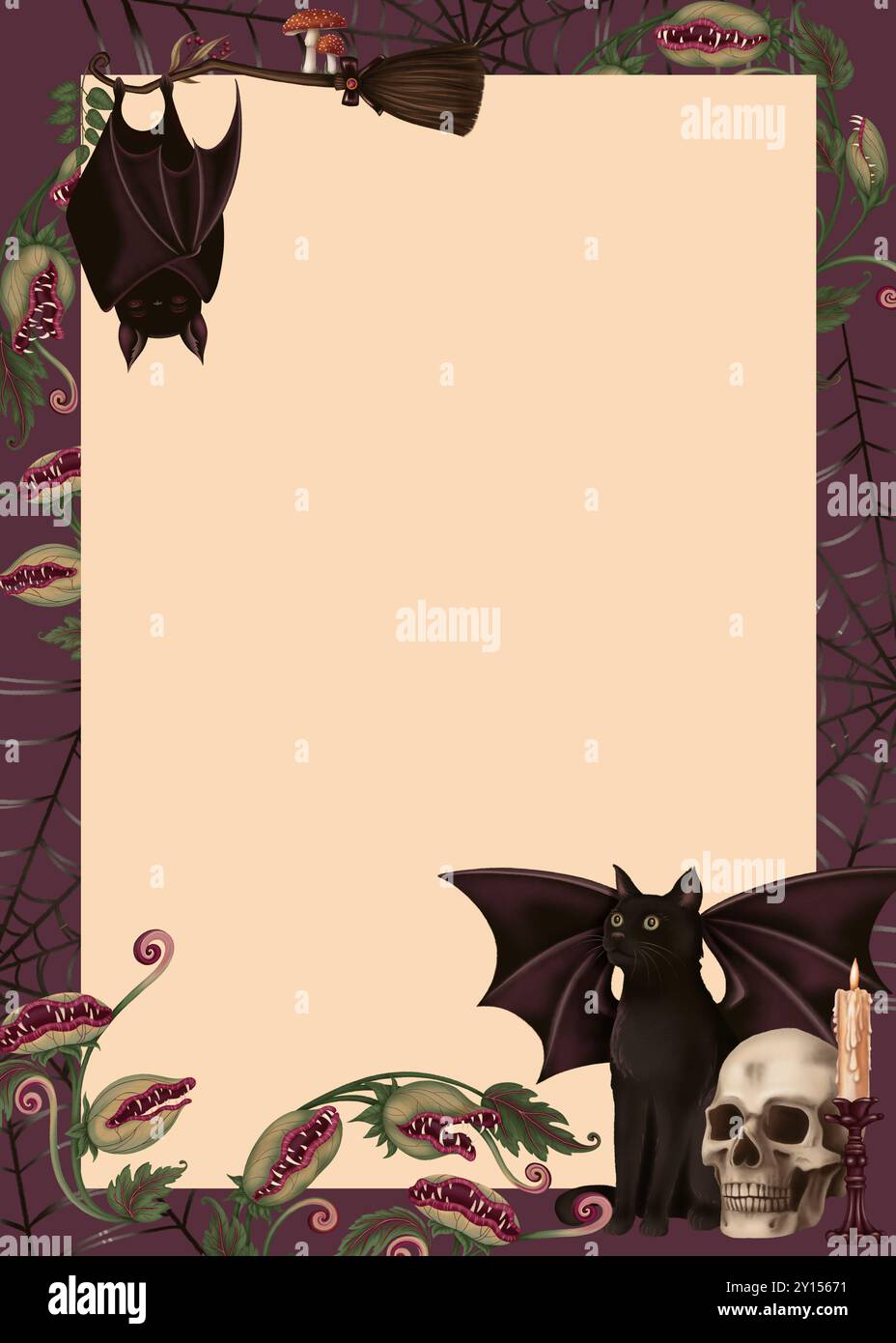 Vertical frame in cartoon hi-res stock photography and images - Alamy