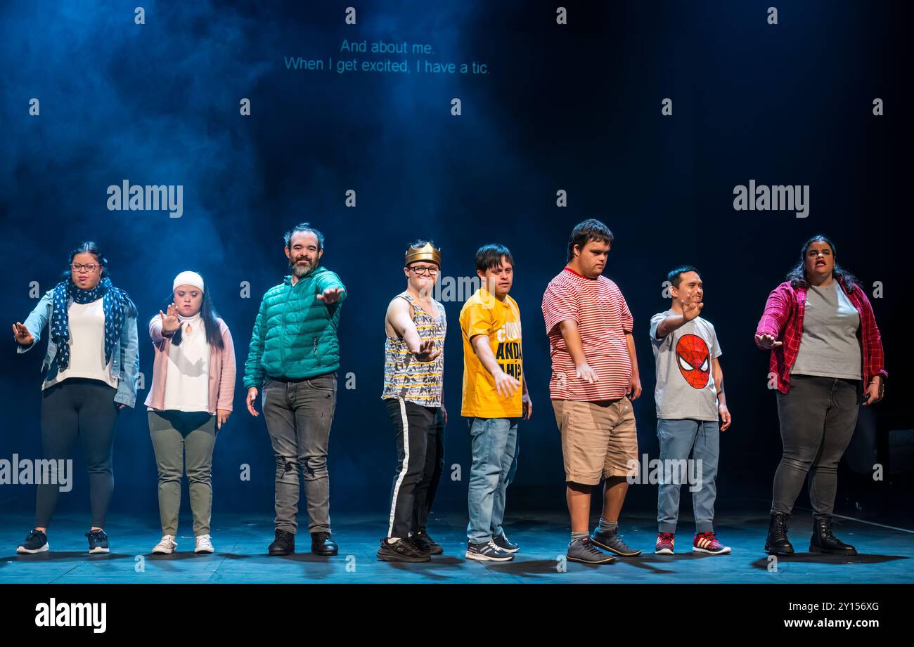 Performance of Hamlet by Down's Syndrome actors by Teatro La Plaza ...