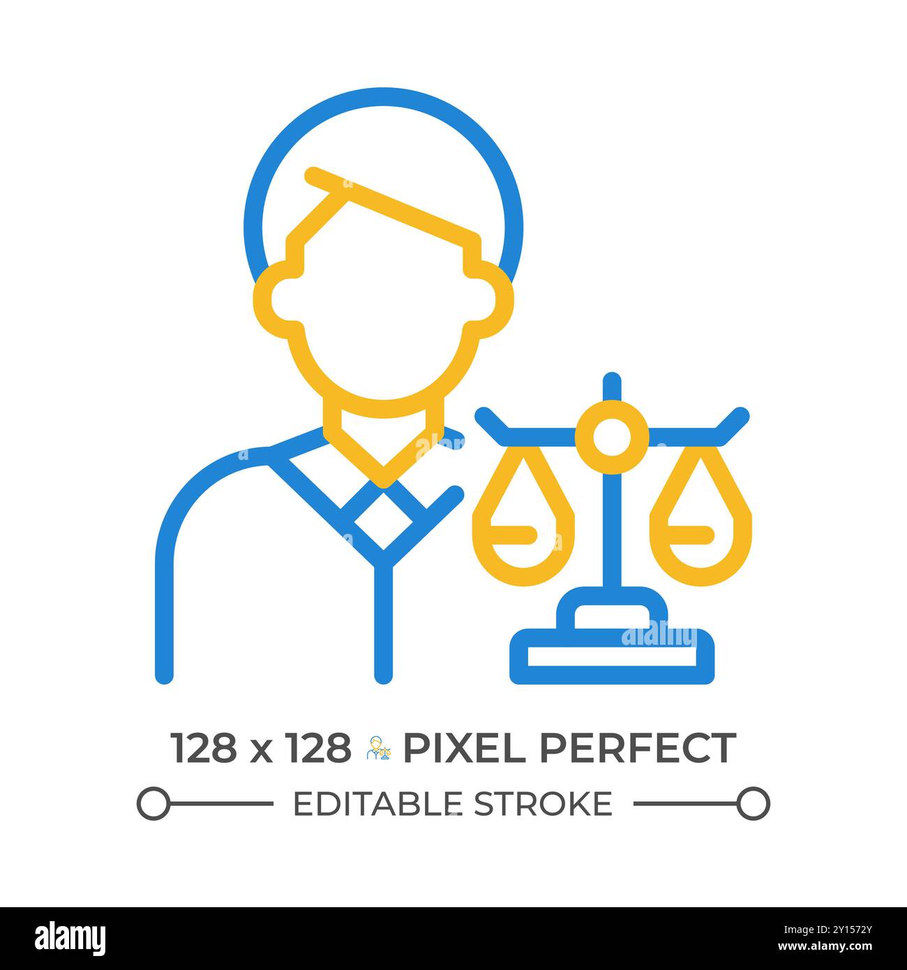 Attorney for the defence Stock Vector Images - Alamy