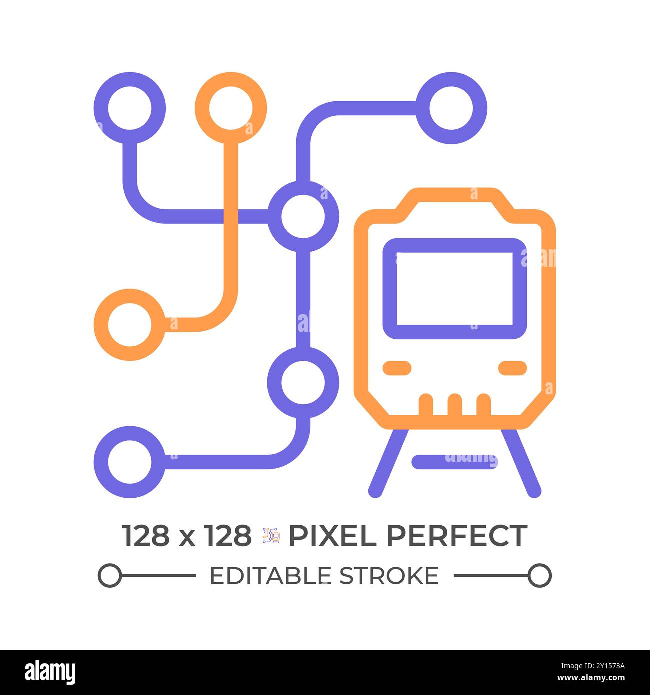 Rail network map Cut Out Stock Images & Pictures - Alamy