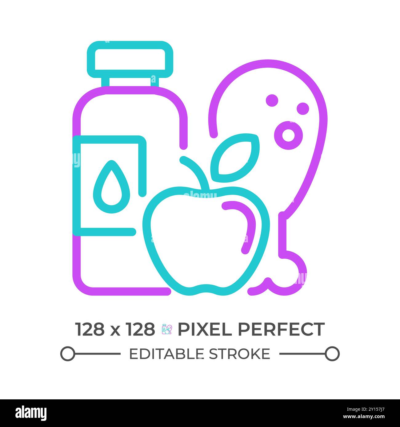 Healthy balanced meal milk Cut Out Stock Images & Pictures - Alamy