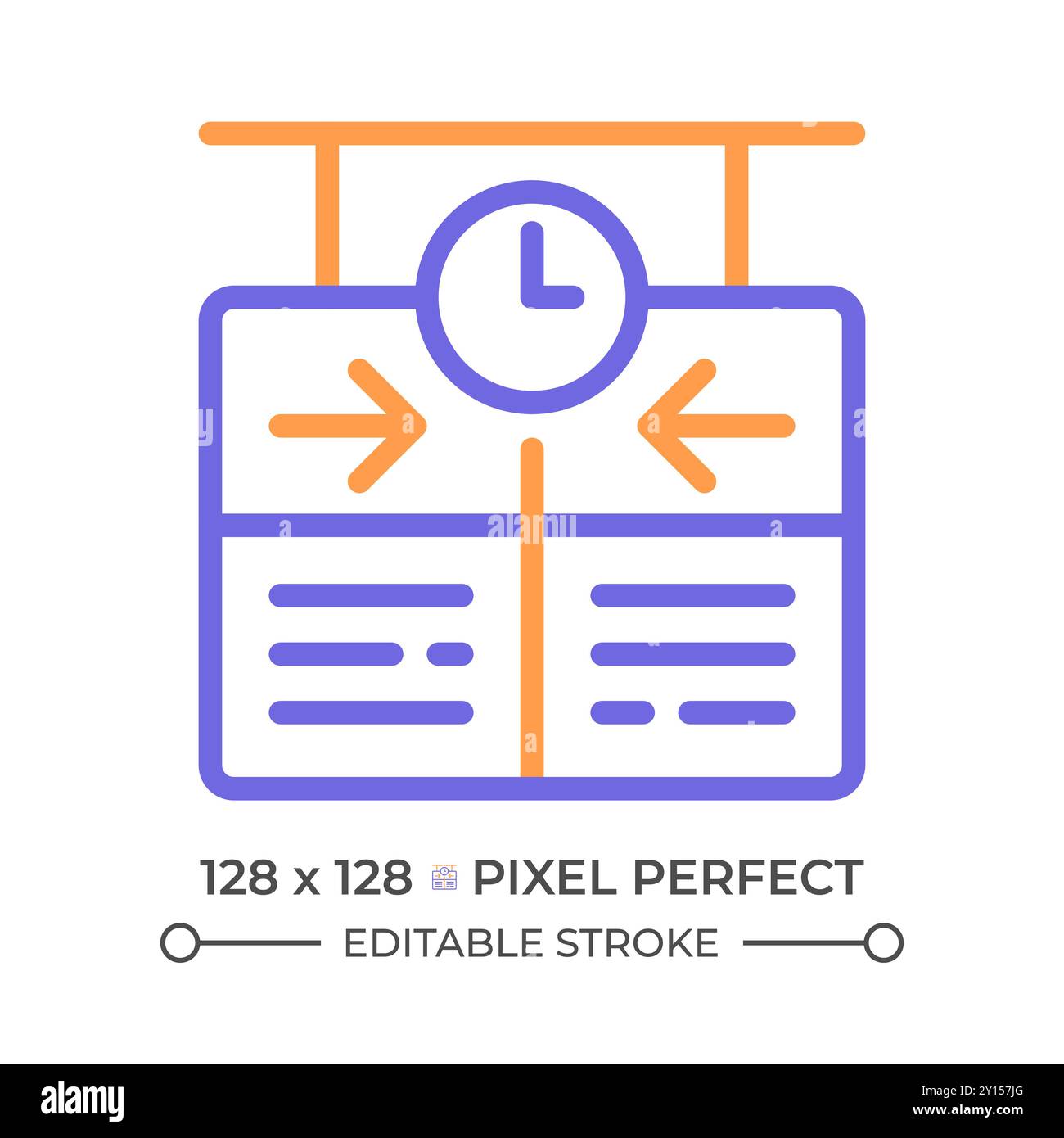 Train timetable board Stock Vector Images - Alamy