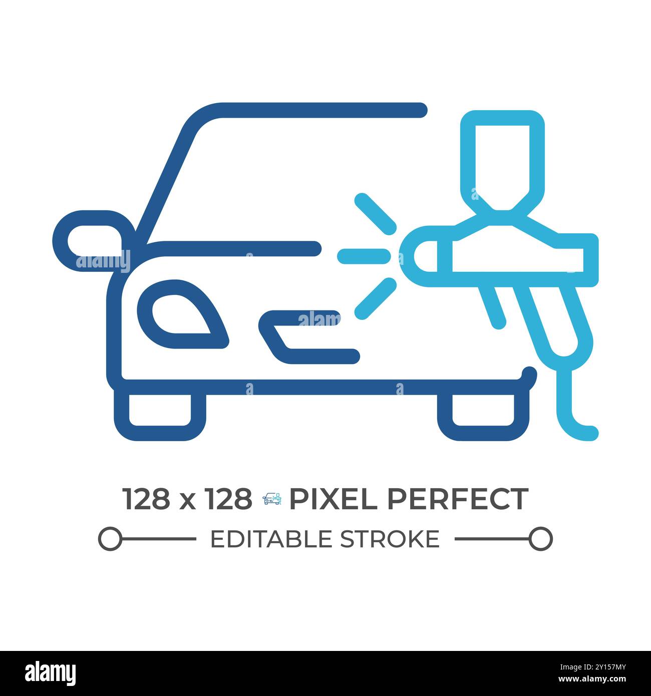 Car body paint color Stock Vector Images - Alamy