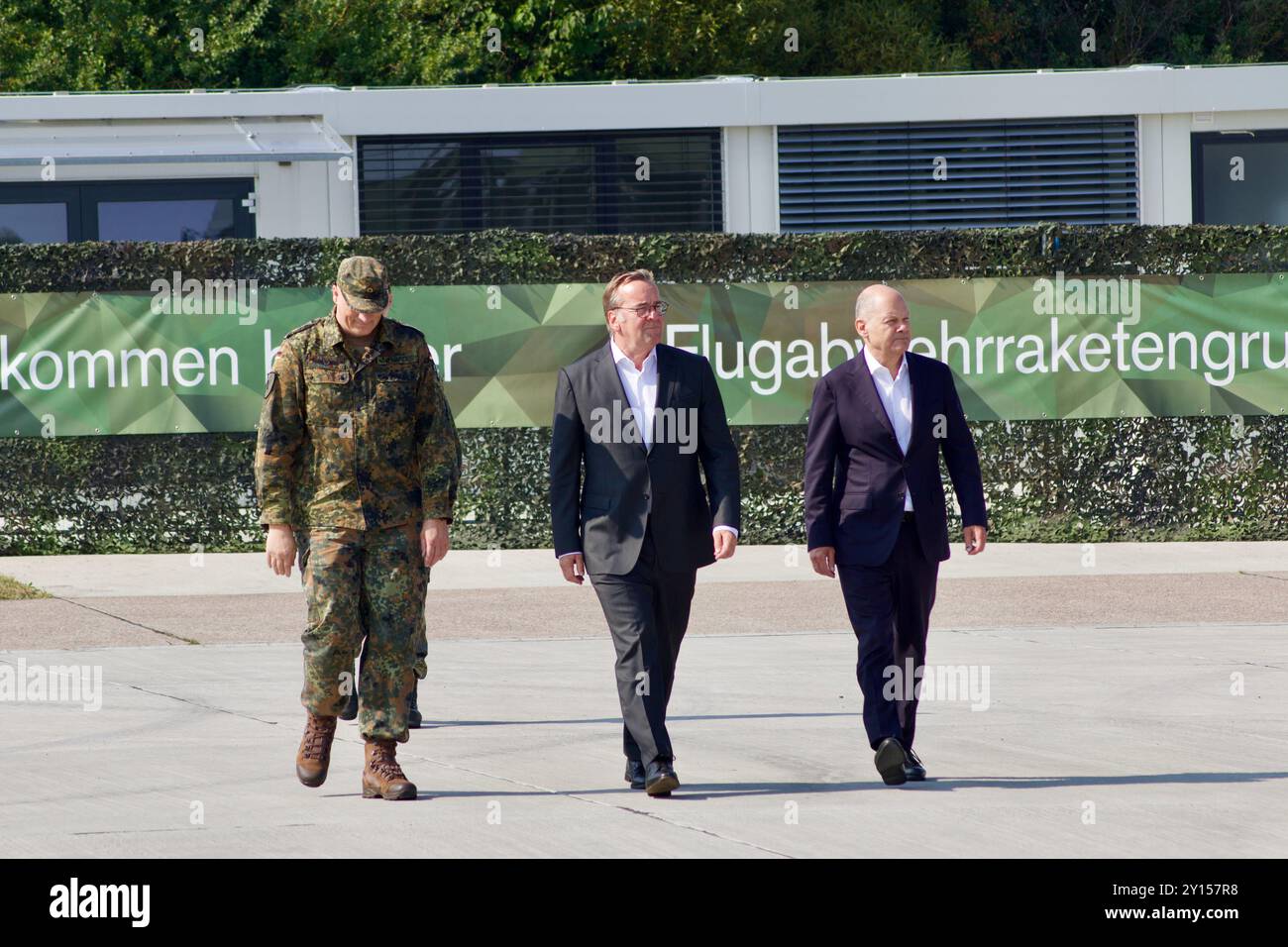 KIEL, GERMANY, SEPTEMBER 4, 2024: Olaf Scholz and Boris Pistorius ...