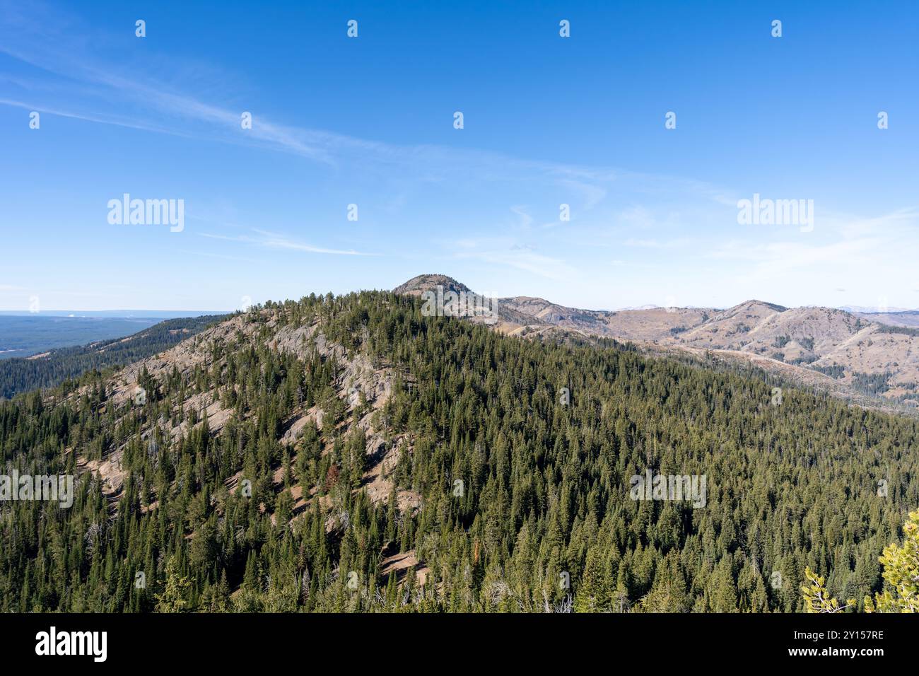 Stunning views from atop Mt. Washburn overlooking Yellowstone National ...