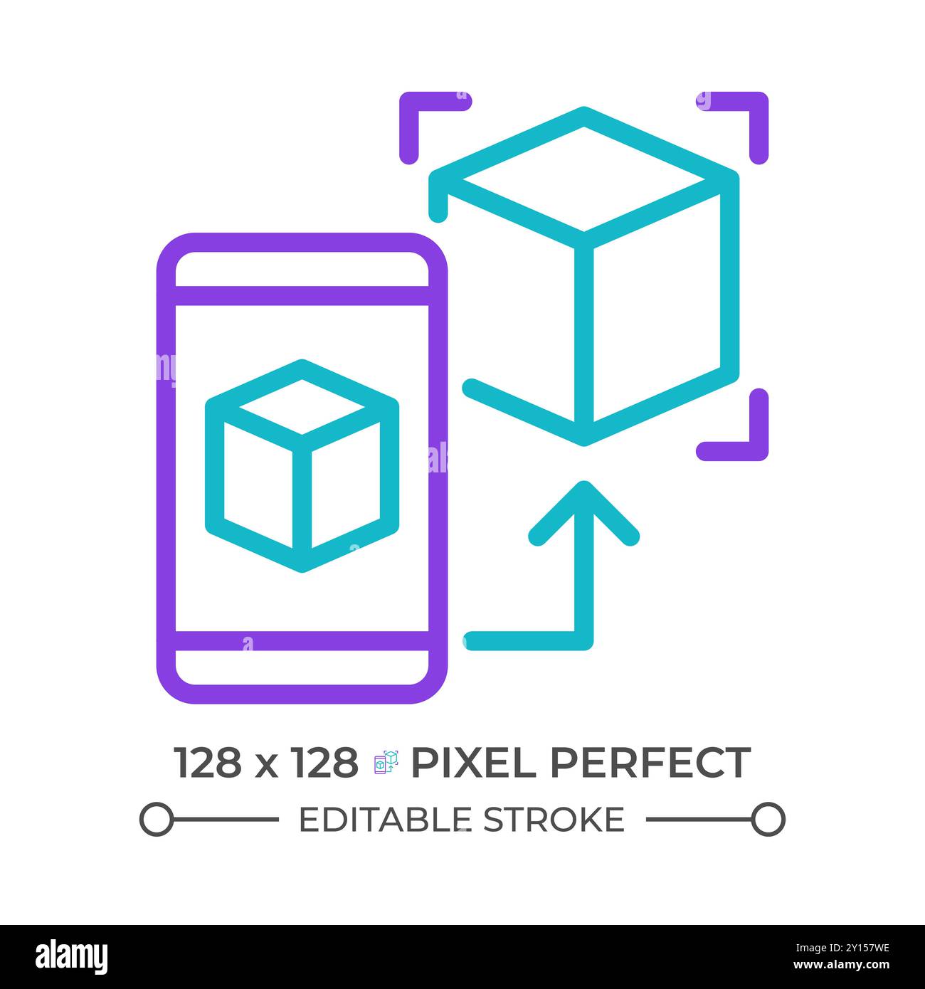 Two color mixed Stock Vector Images - Alamy