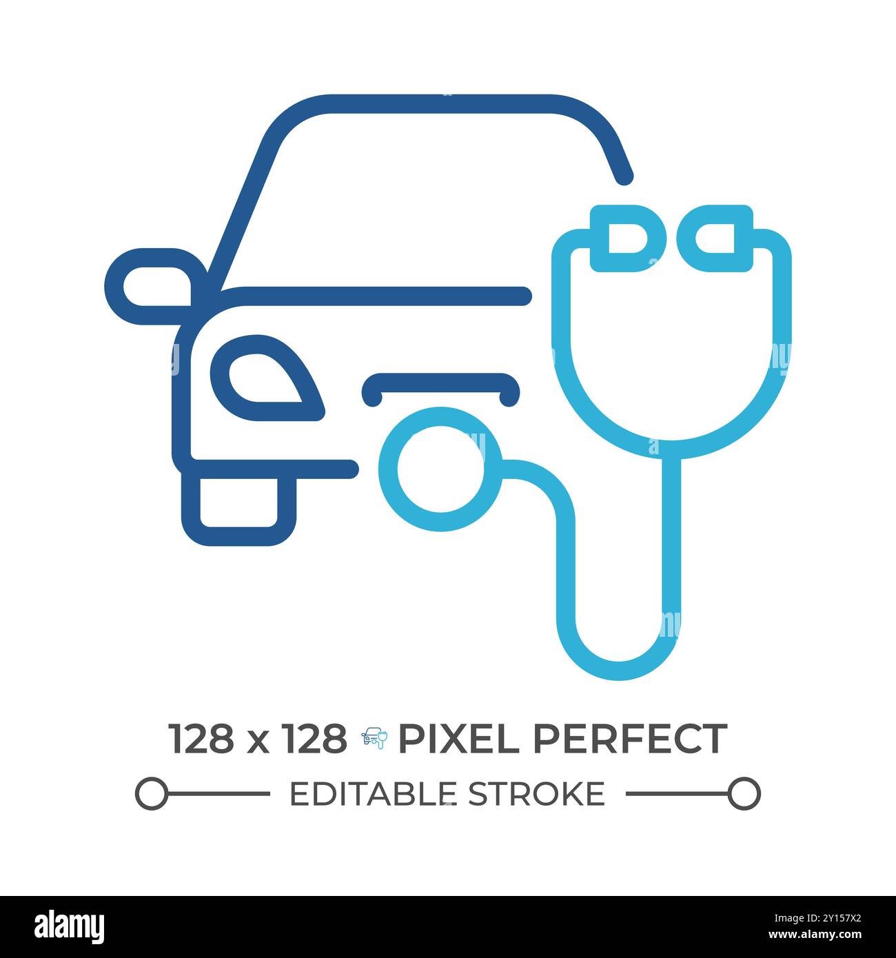 Car engine repair two Stock Vector Images - Alamy