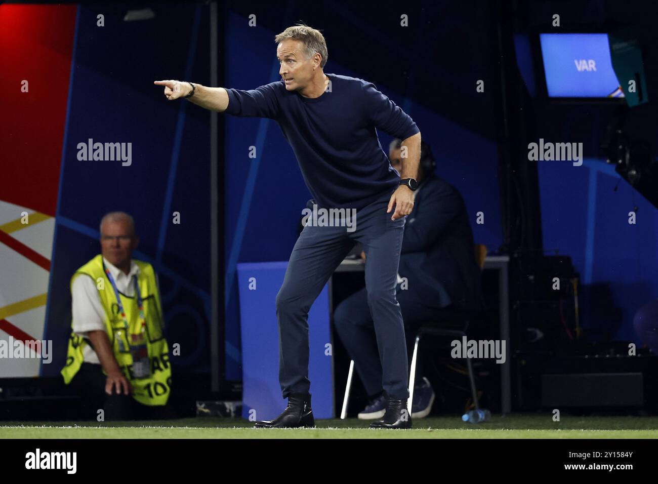 Dortmund - Denmark coach Kasper Hjulmand during the UEFA EURO 2024 ...