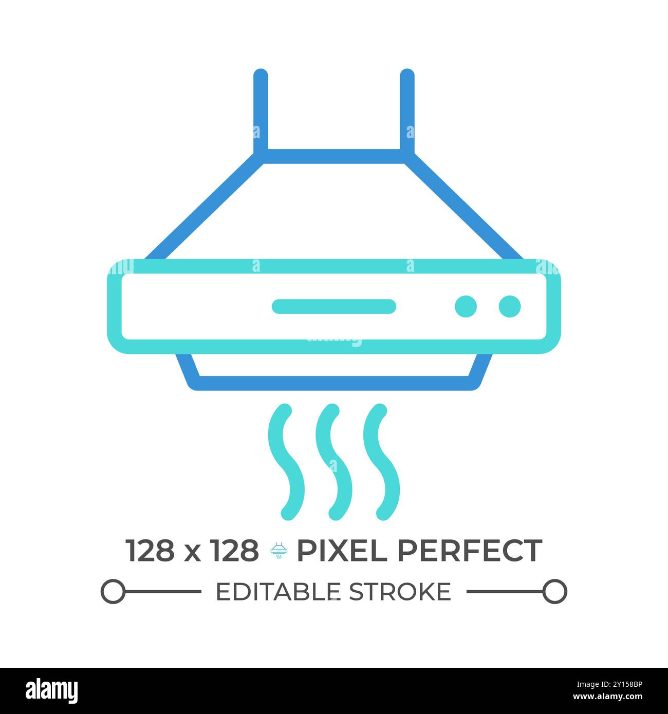 Kitchen exhaust icon outline Stock Vector Images - Alamy