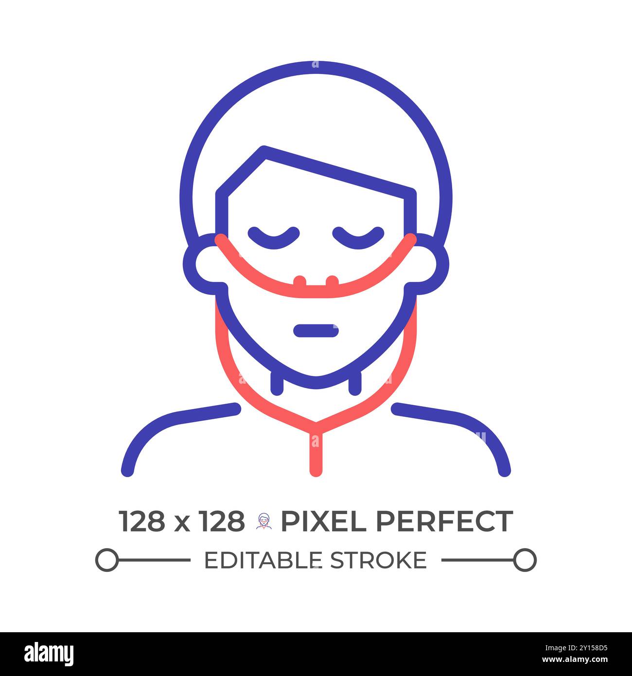 Nasal cannula two color line icon Stock Vector Image & Art - Alamy