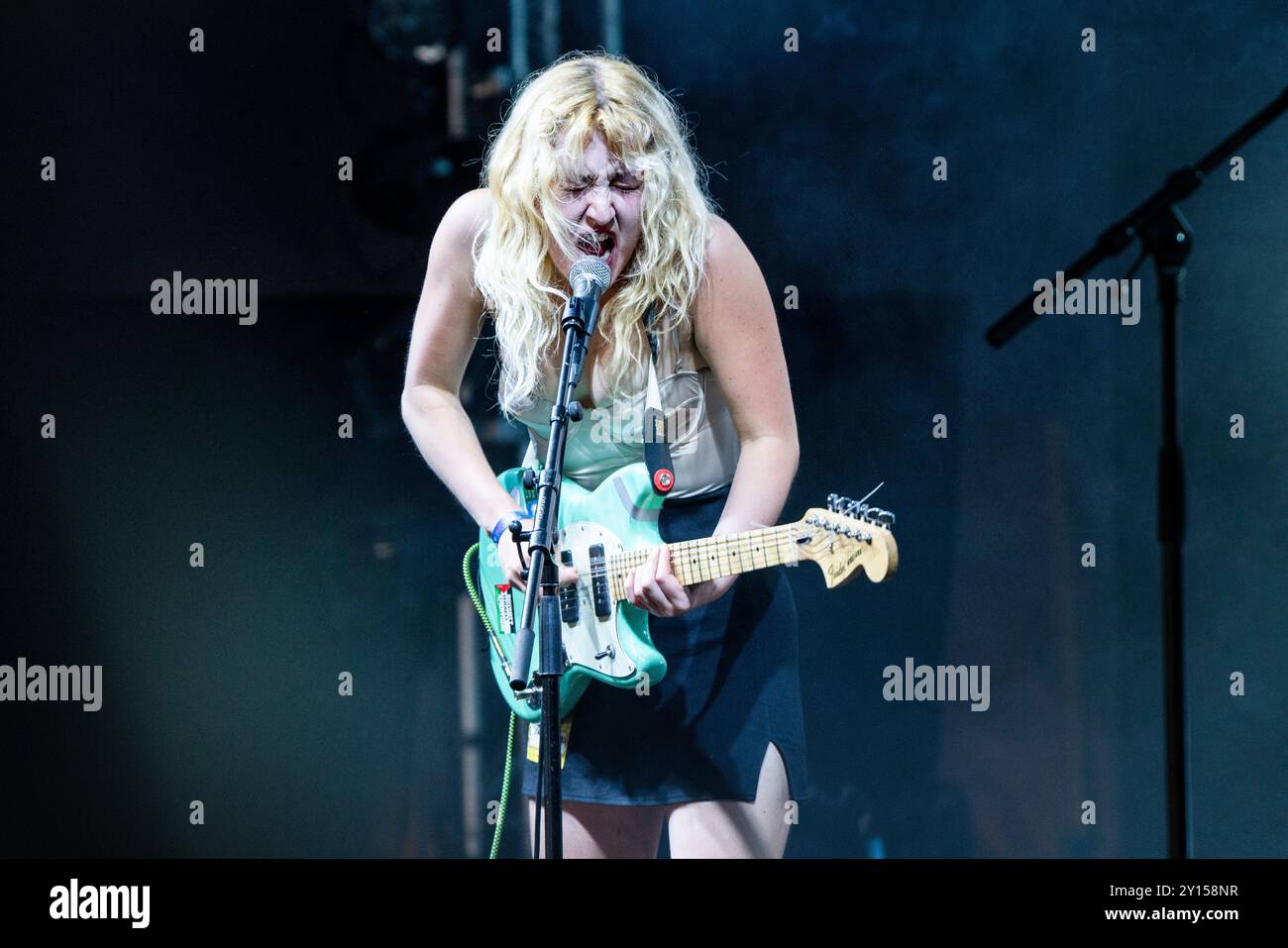 Lime green fender mustang hi-res stock photography and images - Alamy