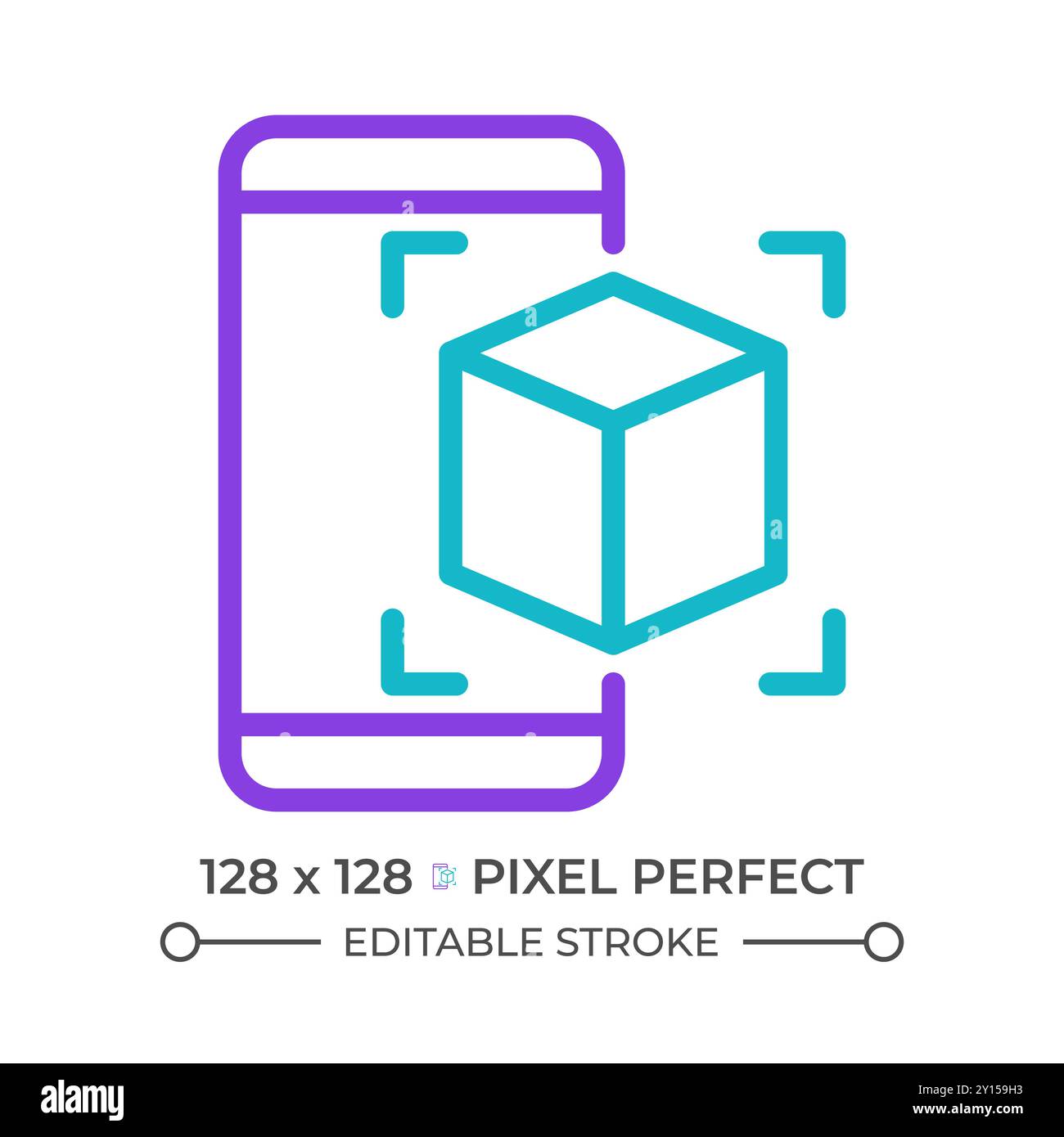 Ar augmented reality color Stock Vector Images - Alamy