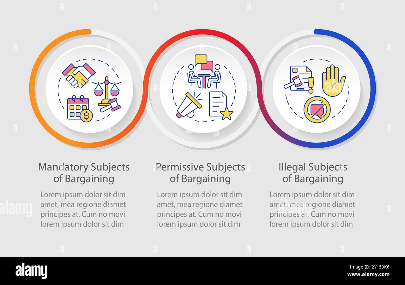 Collective bargaining agreement Stock Vector Images - Alamy