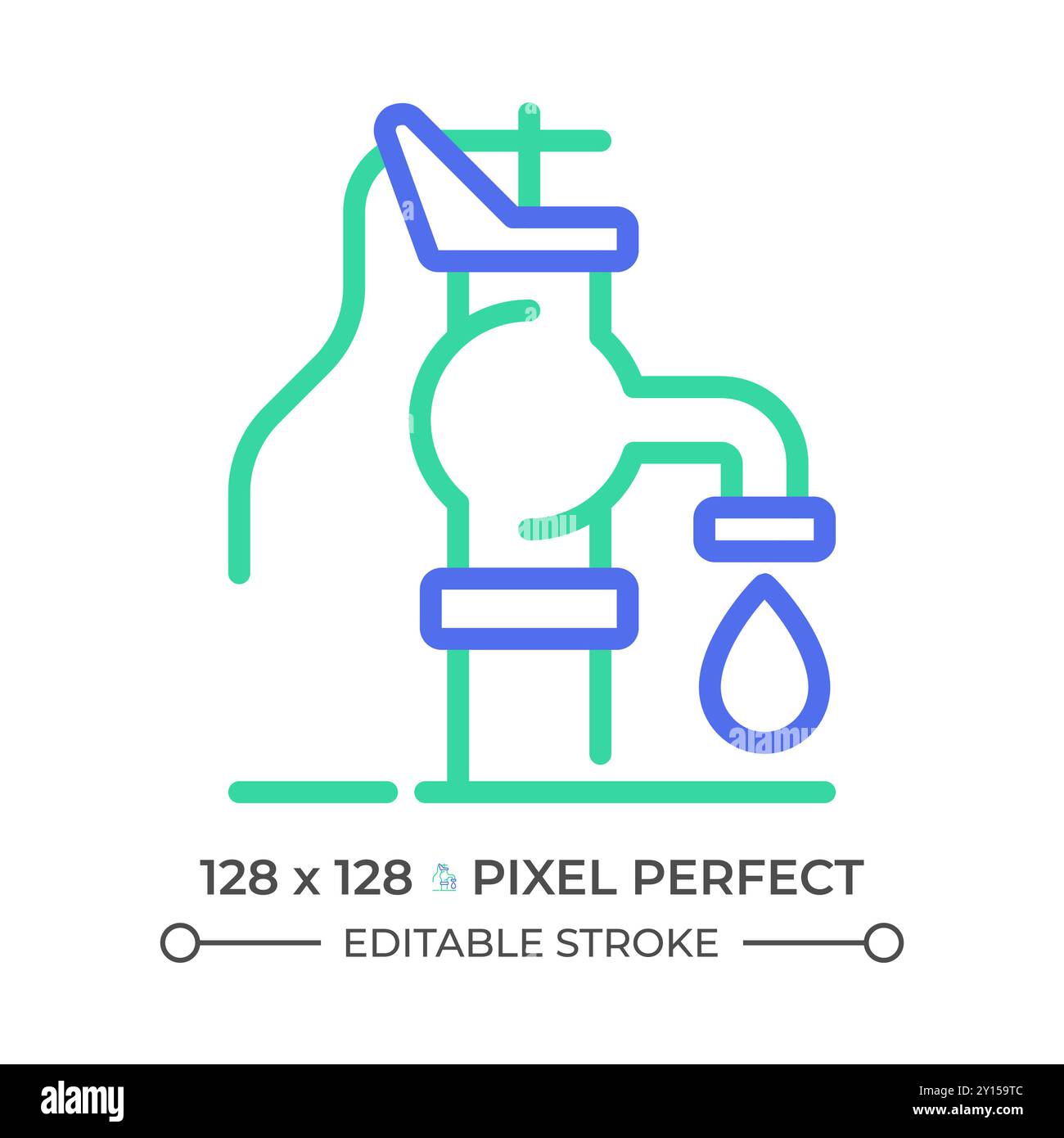 Groundwater well Stock Vector Images - Alamy