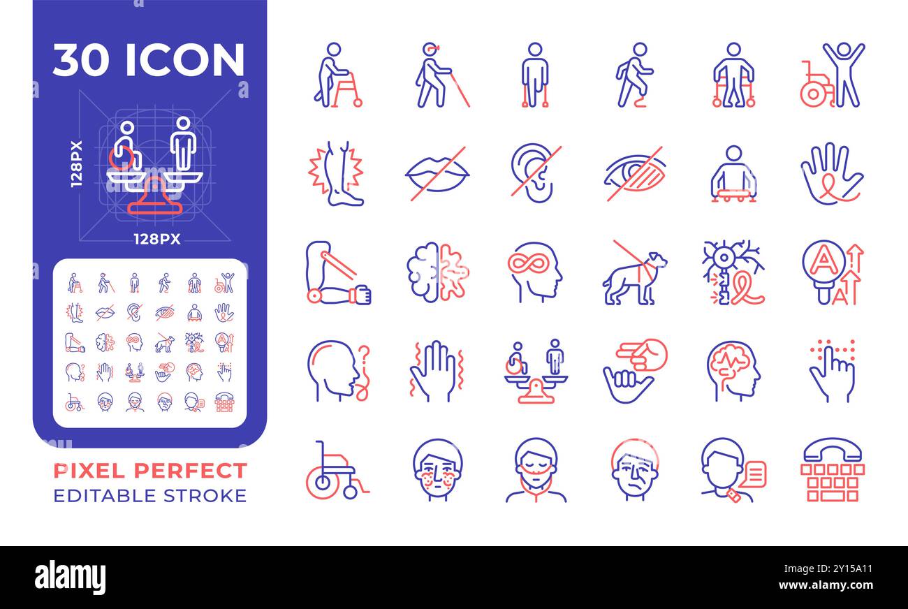 Disabilities rights Cut Out Stock Images & Pictures - Alamy