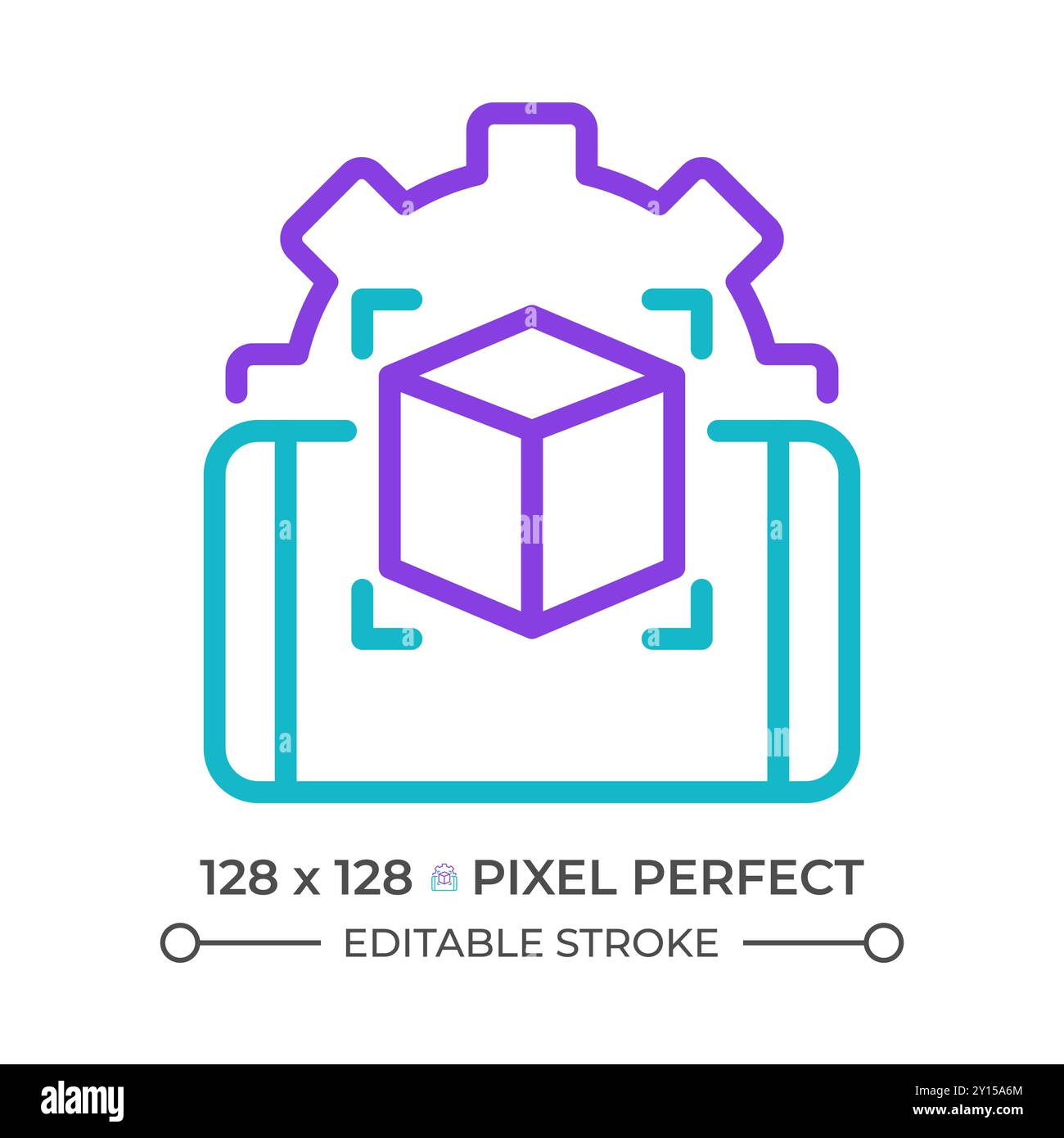 Programming vr line icon Stock Vector Images - Alamy