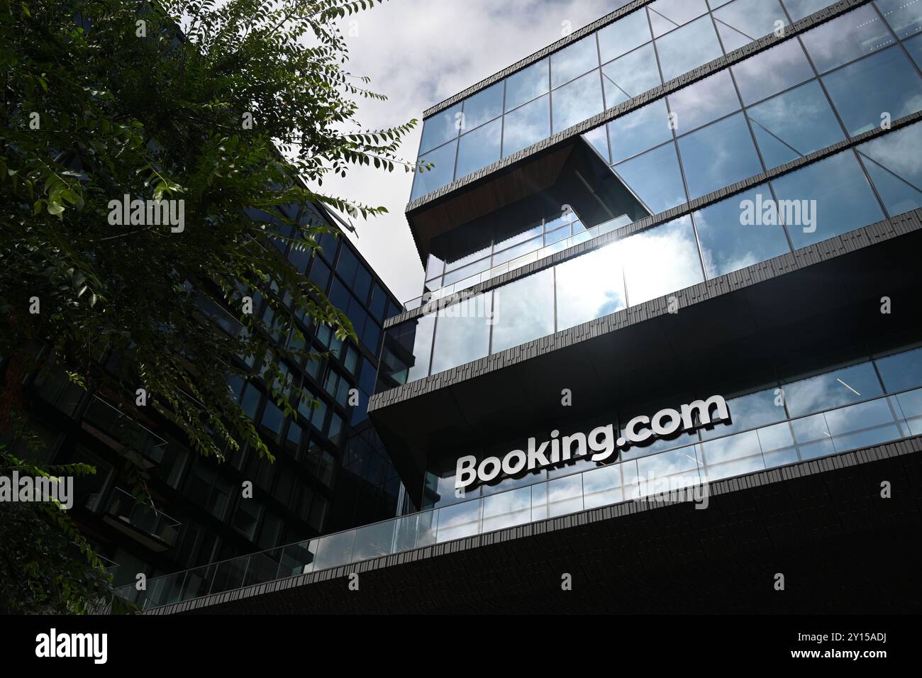 Amsterdam, Netherlands - August 24, 2024: The Booking.com HQ in ...