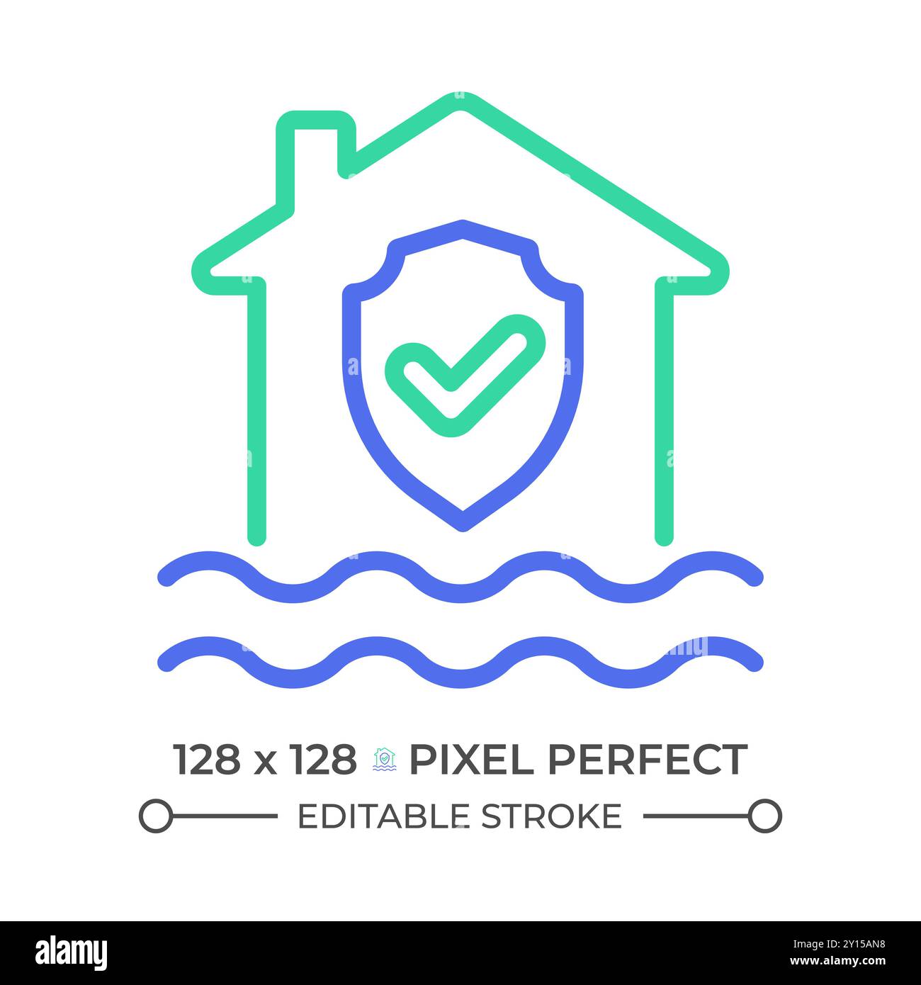 Natural flood risk management Stock Vector Images - Alamy
