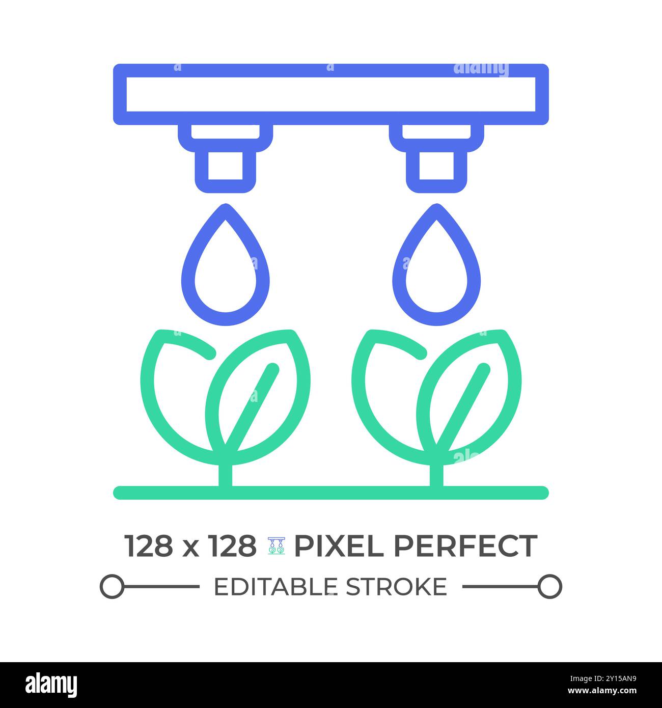 Precision irrigation Stock Vector Images - Alamy