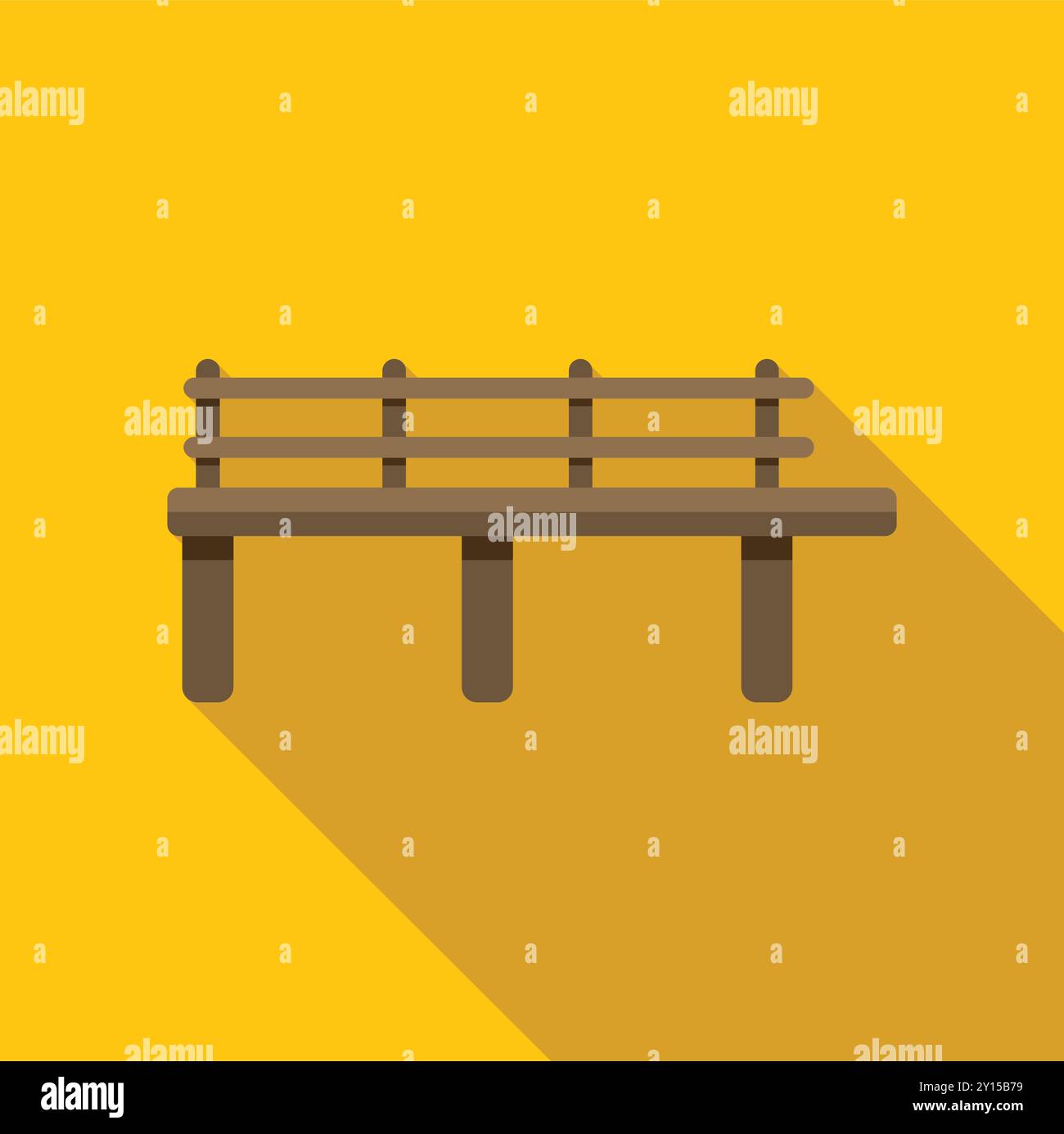 Pier railing Stock Vector Images - Alamy