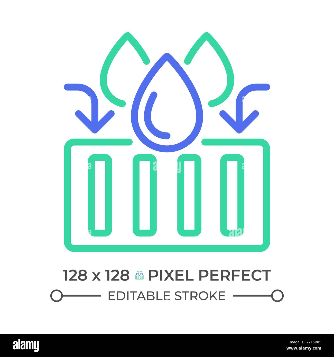 Stormwater drain grate Stock Vector Images - Alamy