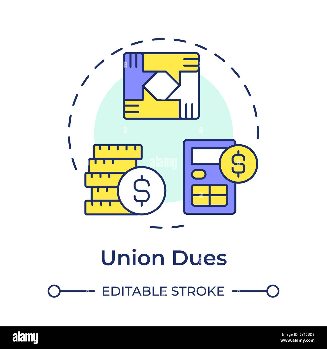 Pay and working conditions Stock Vector Images - Alamy