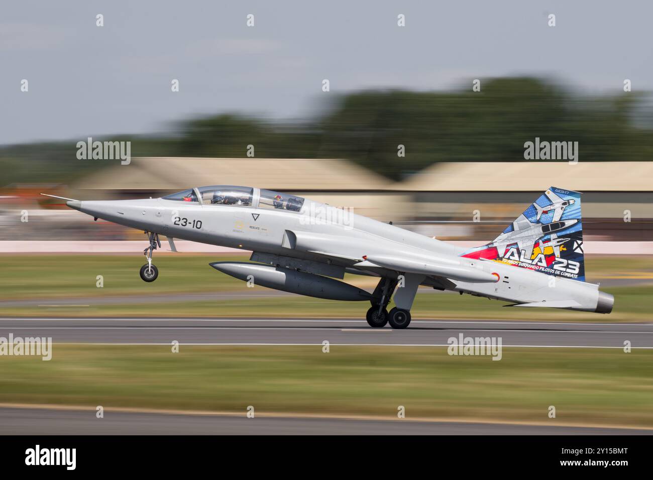 A Spanish Air Force Northrop SF-5M Freedom Fighter at the Royal ...