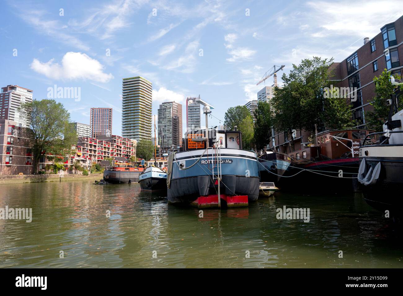 Rotterdam Maritime museum and Leuvehaven, historic ships, boats and ...