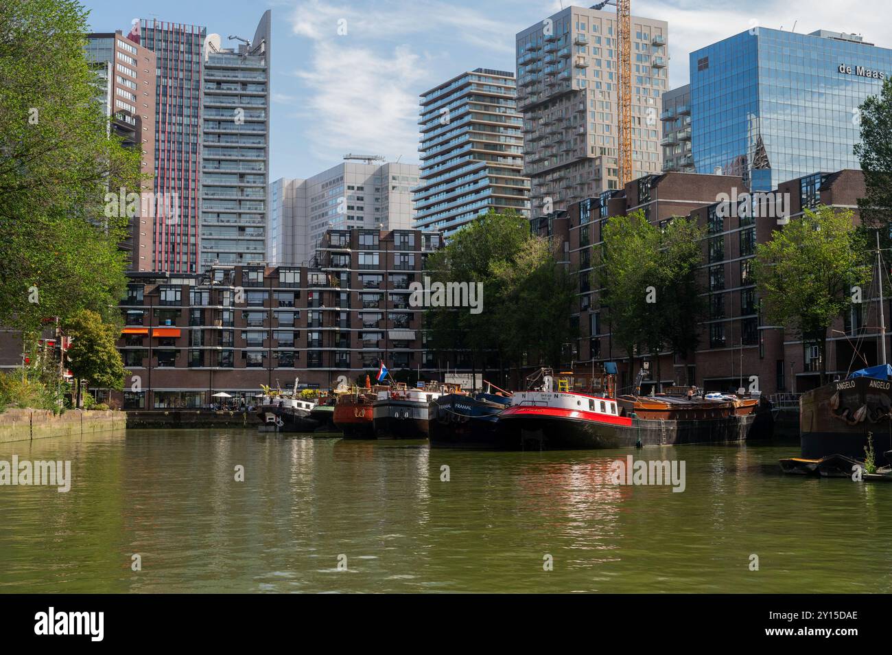 Rotterdam Maritime museum and Leuvehaven, historic ships, boats and ...