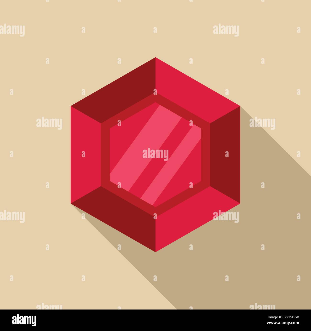 Crystal stone indoors Stock Vector Images - Alamy