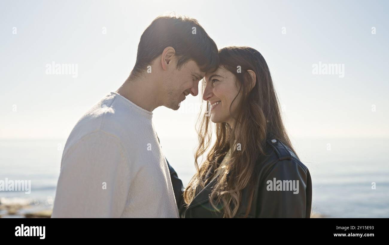 Loving couple stands closely hi-res stock photography and images - Alamy
