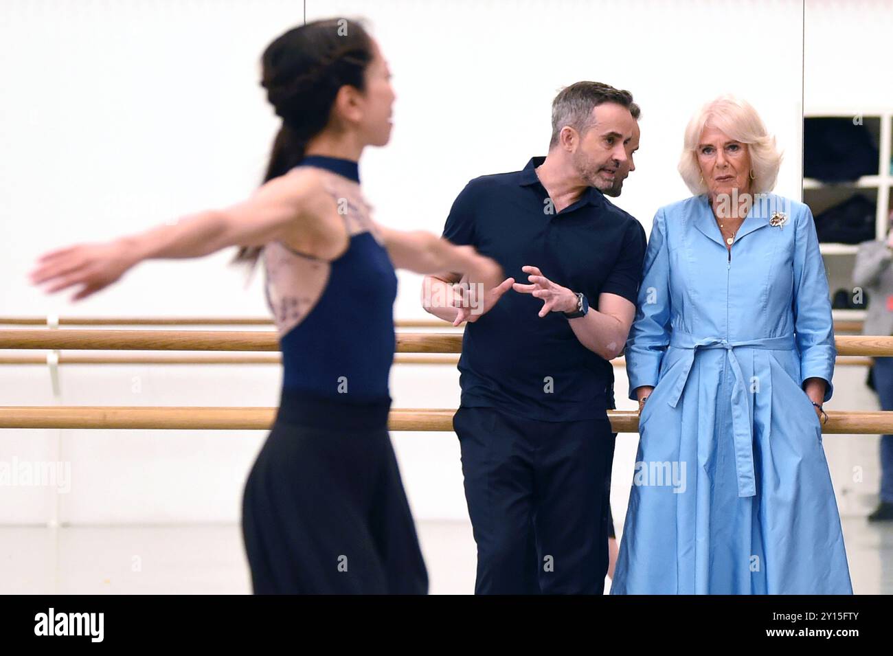 Aaron S. Watkin, Artistic Director and Queen Camilla, Patron of English ...