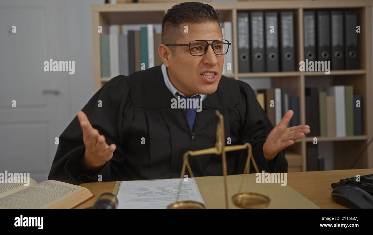 Angry Court Judge