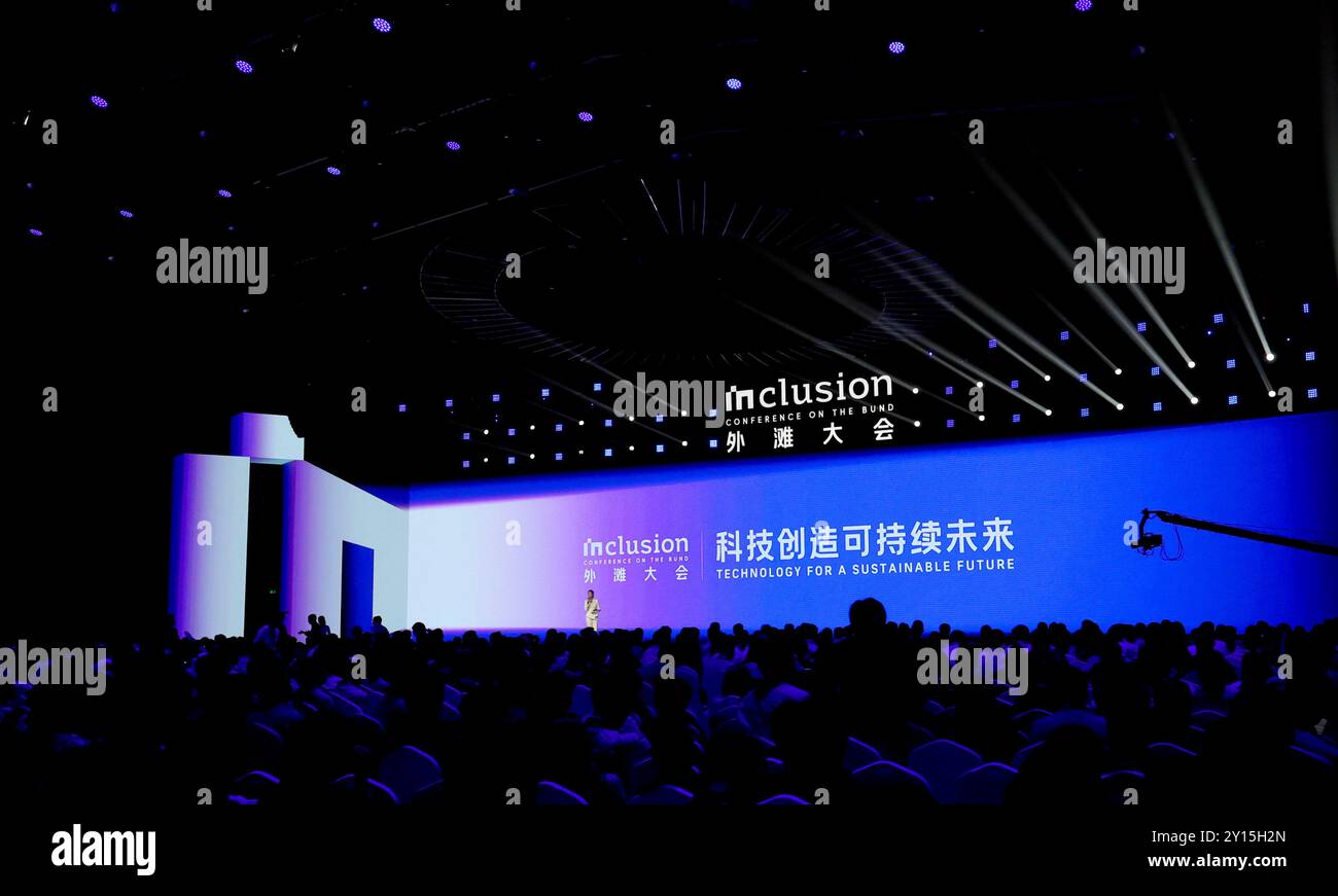 Shanghai, China. 5th Sep, 2024. People attend the 2024 Inclusion ...