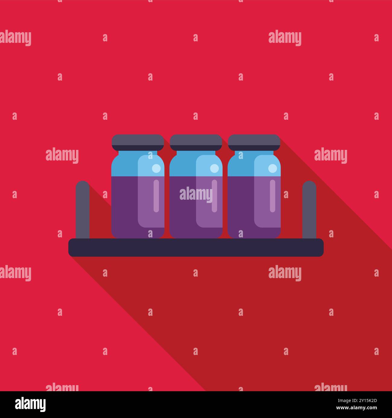 Three full glass jars with closed lids standing in row on kitchen shelf ...