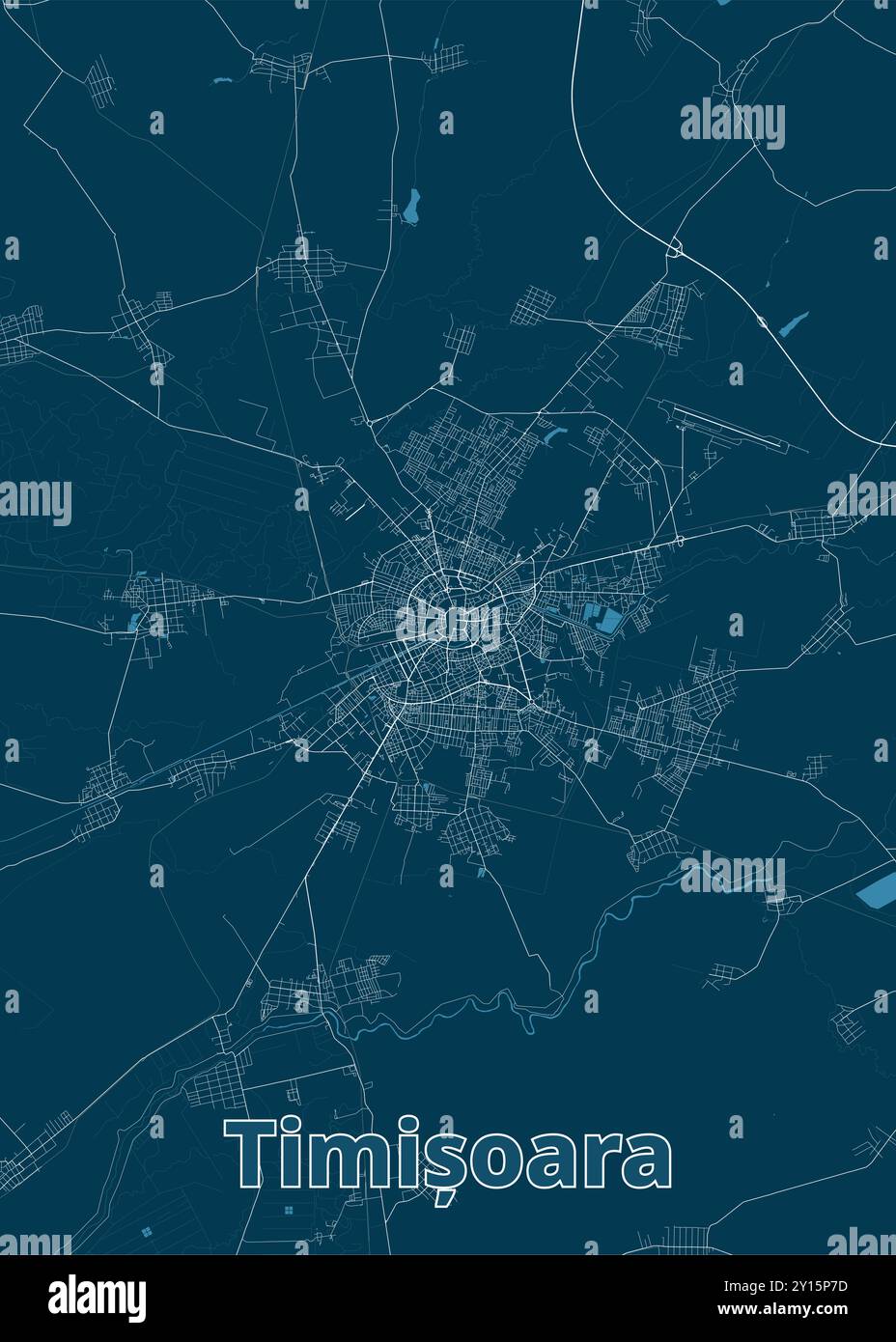 Timisoara map Stock Vector Images - Alamy