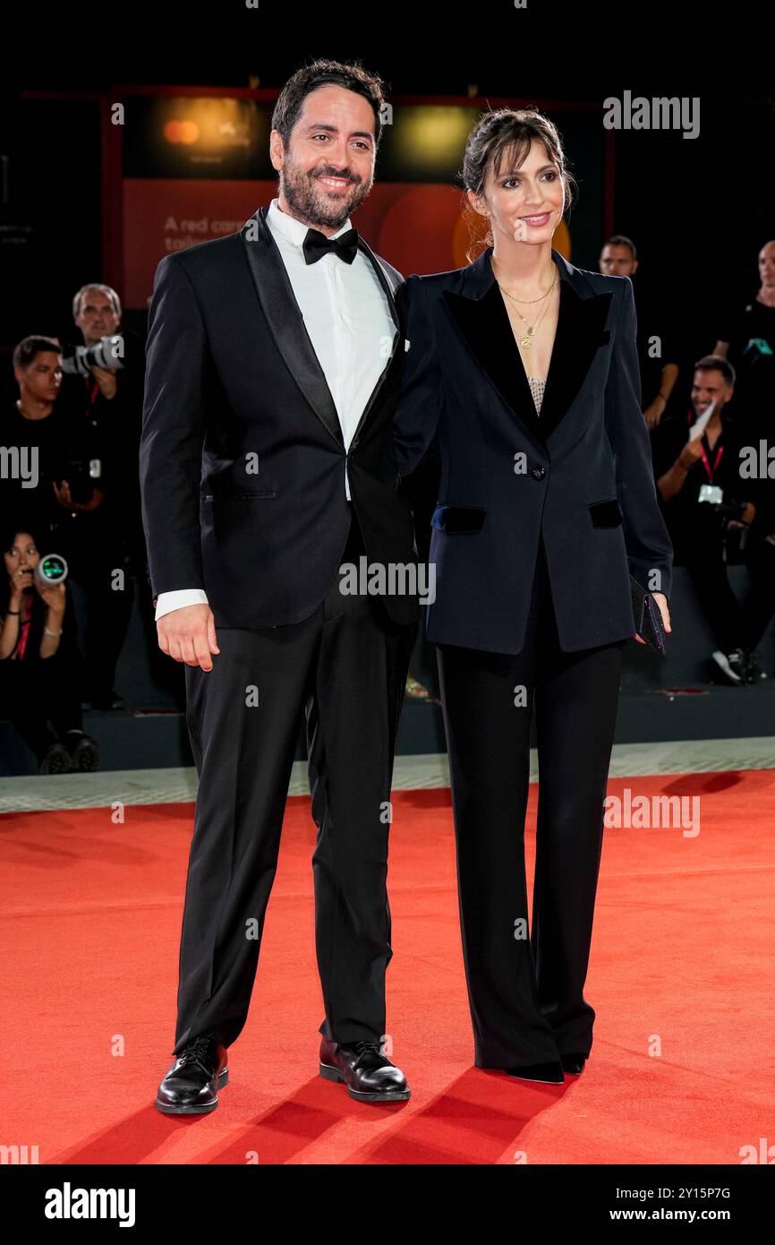 Matteo Rovere and Giulia Steigerwalt attend a red carpet for the movie ...
