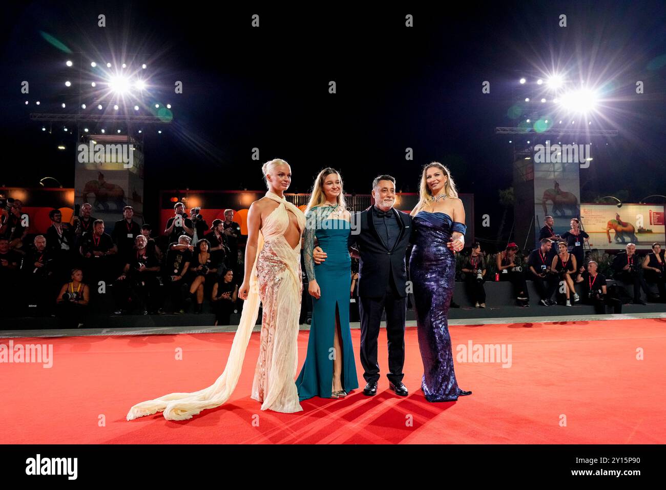 Mercedesz Henger, Jennifer Caroletti, Massimiliano Caroletti and Eva ...