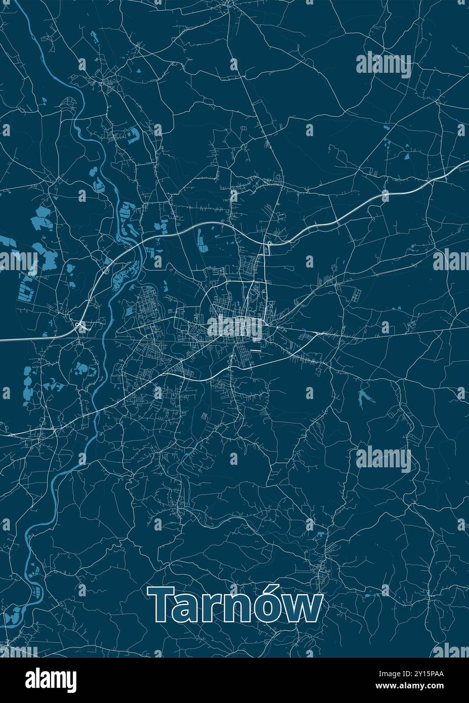 Tarnow map sketch hi-res stock photography and images - Alamy