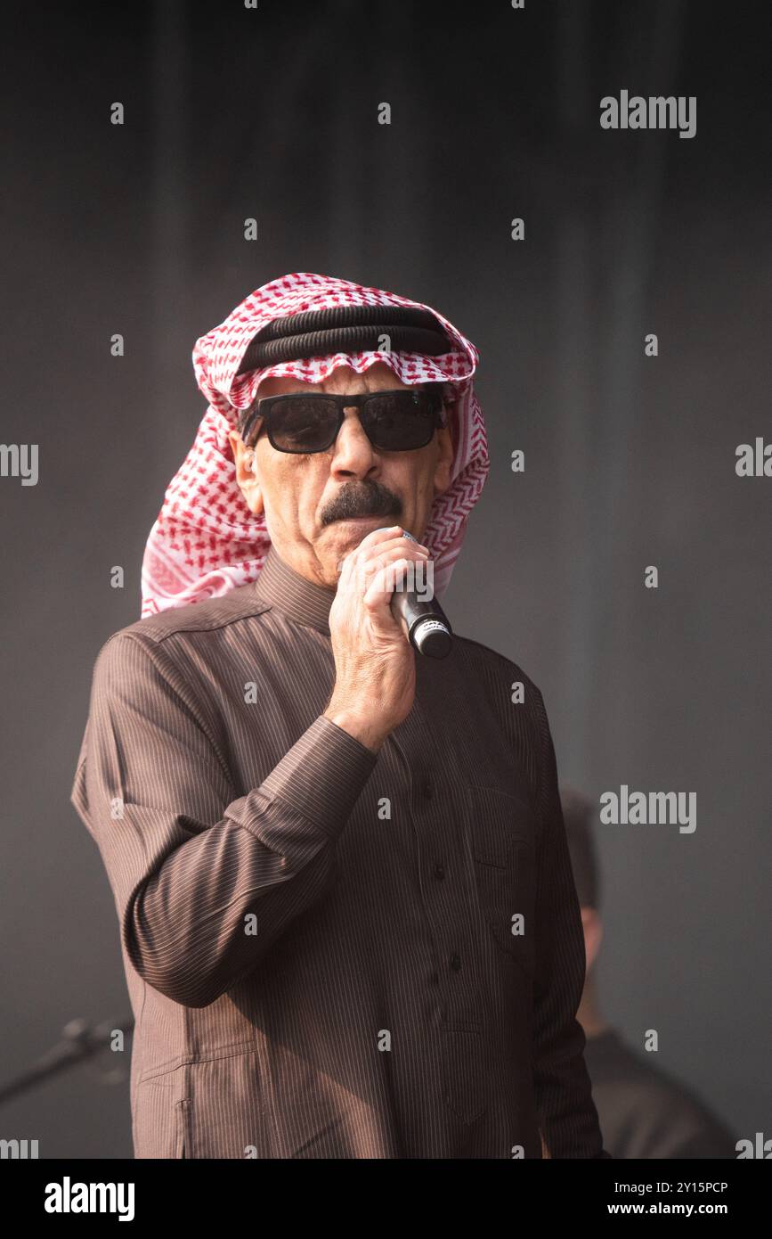 OMAR SOULEYMAN, CONCERT, 2024: Omar Souleyman plays the Mountain Stage ...